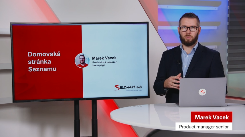 Seznam Newsfeed Forum 2022: Domovská stránka Seznamu a její rozvoj | Stream