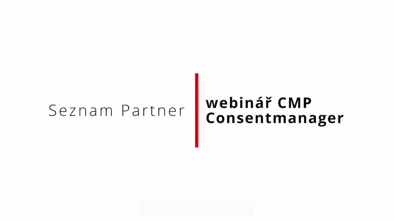 Seznam Partner - online webinář o CMP | Stream